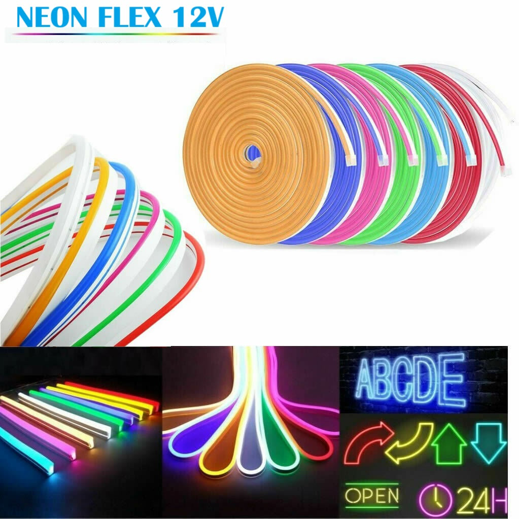 NEON FLEX LED 12V Diverse Culori
