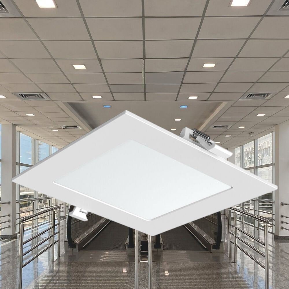 Spot LED 4W CCT Slim Patrat Alb / Dimabil / 90mm / Incastrabil IP40